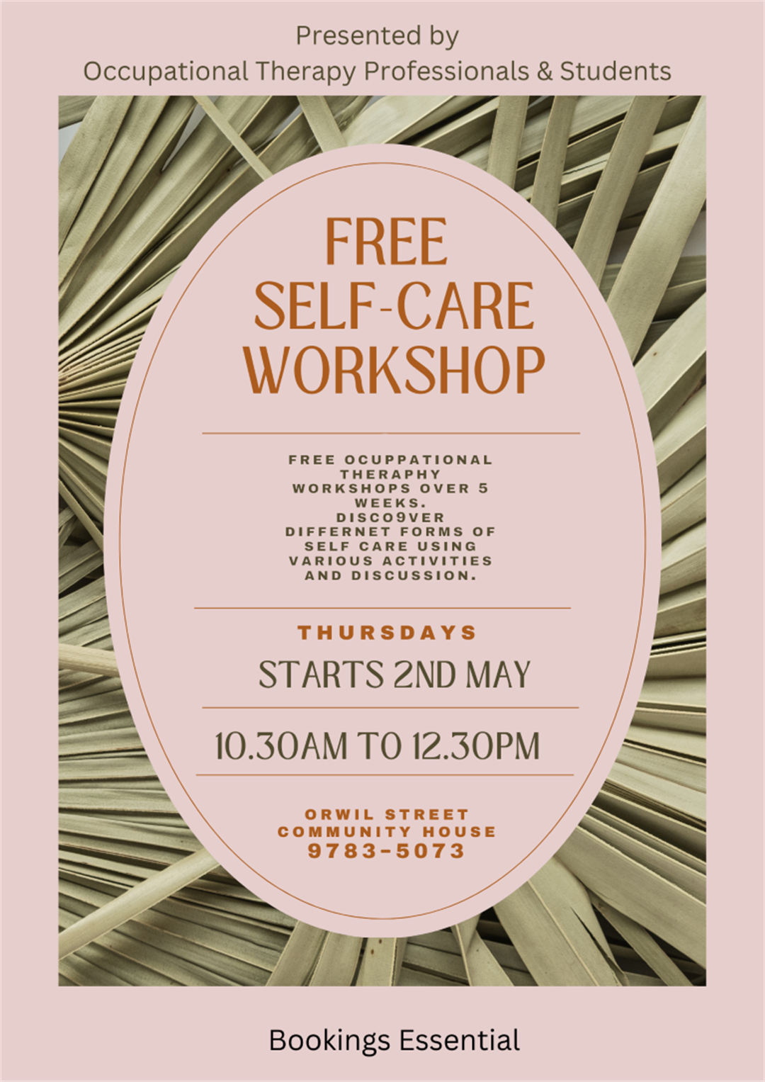 Free Self-Care Workshop - Frankston City Council