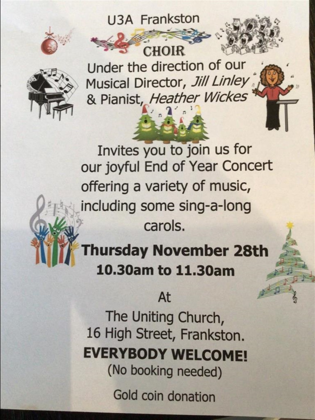 U3A Frankston Choir End-of-Year Concert - Frankston City Council